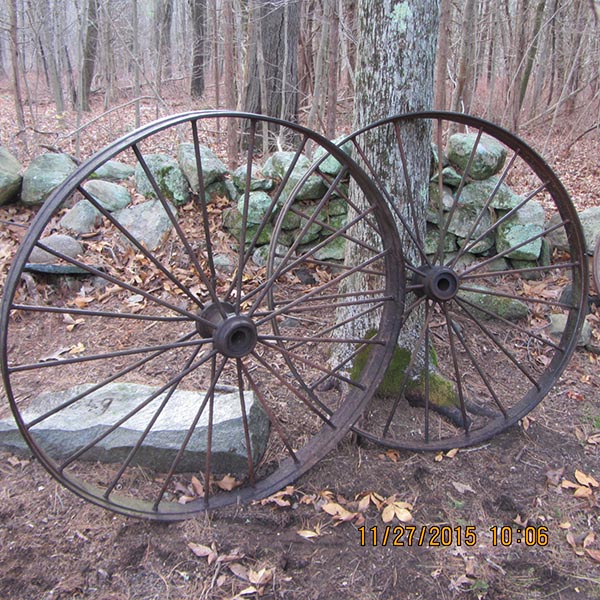 Antique Iron Wheel Set #1