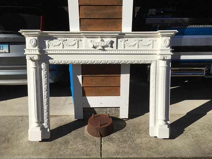 Greek Revival/Continental Style Mantle (DAN-M1)
