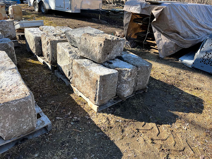 Circa 1875 Granite Mill Building Corners