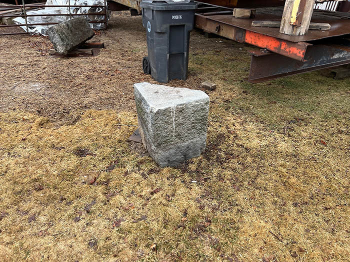 Circa 1830 Granite Foundation Set