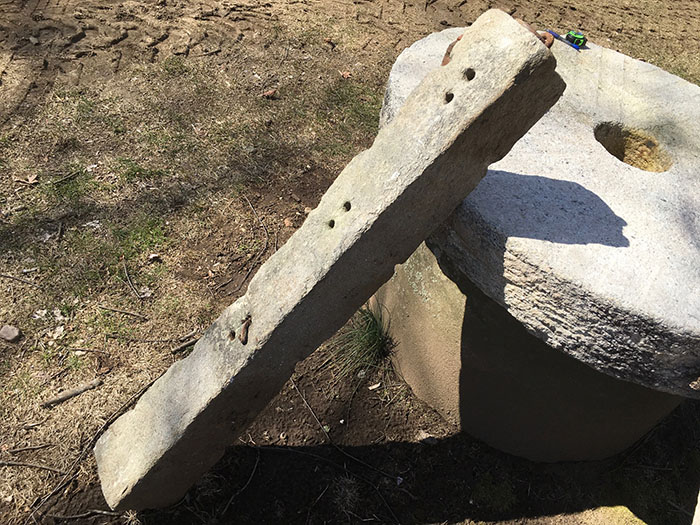 19th Century Granite Hitching Post