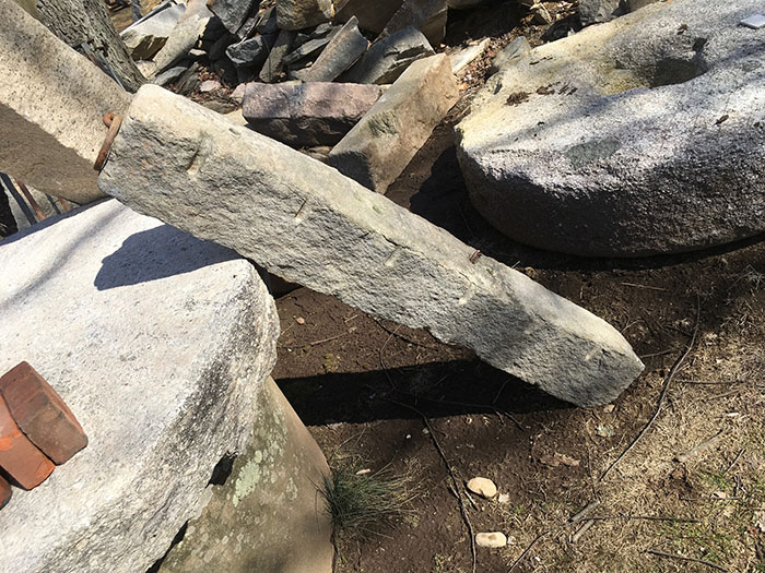 19th Century Granite Hitching Post