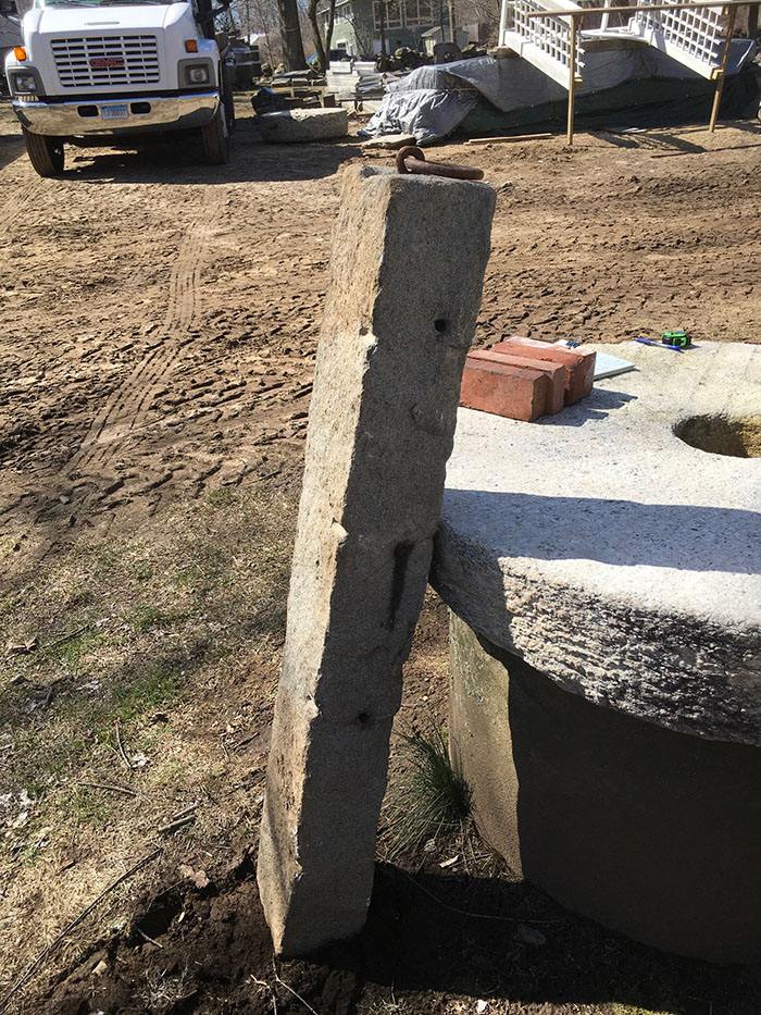19th Century Granite Hitching Post