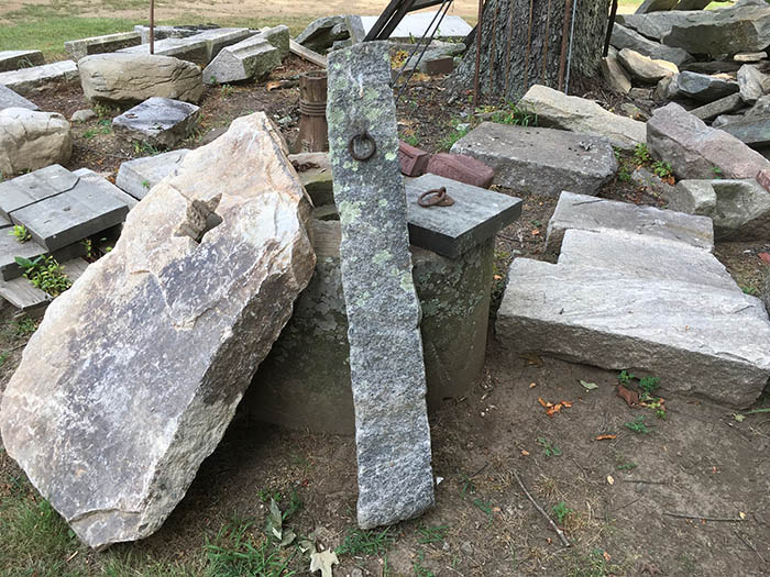 Small Scale Granite Hitching Post