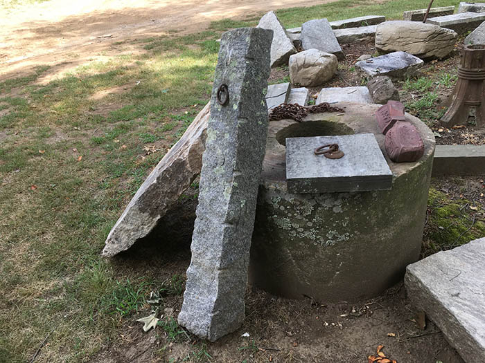 Small Scale Granite Hitching Post