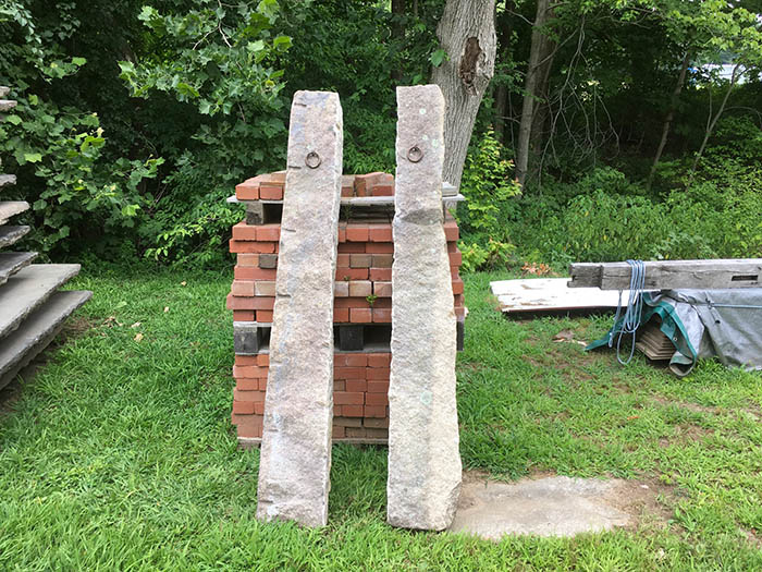 Granite MATCHED PAIR Hitching Posts