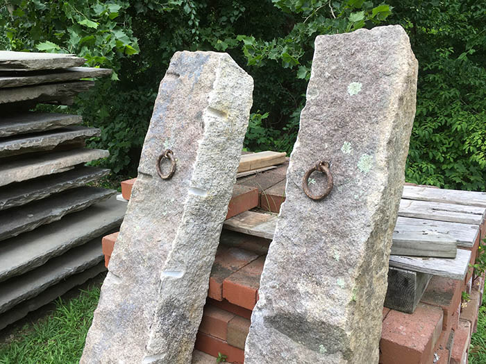 Granite MATCHED PAIR Hitching Posts