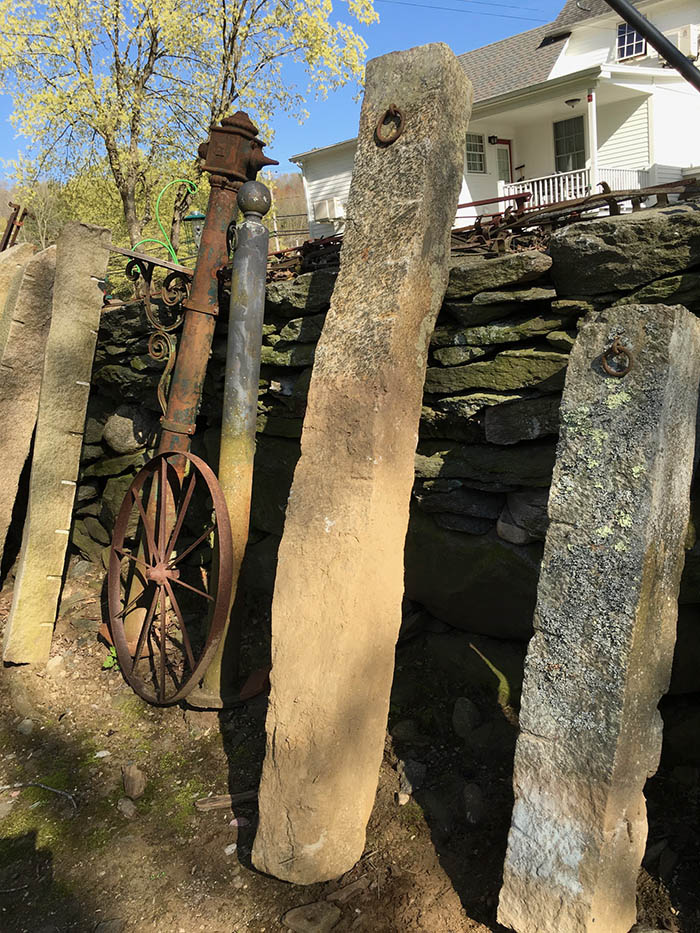 19th Century Granite Hitching Post