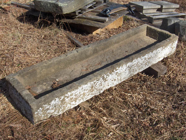 Antique Stone: Springhouse Trough at Olde New England Salvage Co.
